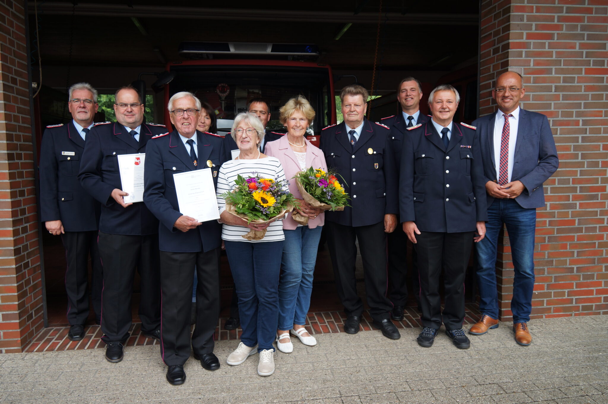 09.07.2022 – Ehrungen der FF Hahn – Oldenburgischer Feuerwehrverband e.V.